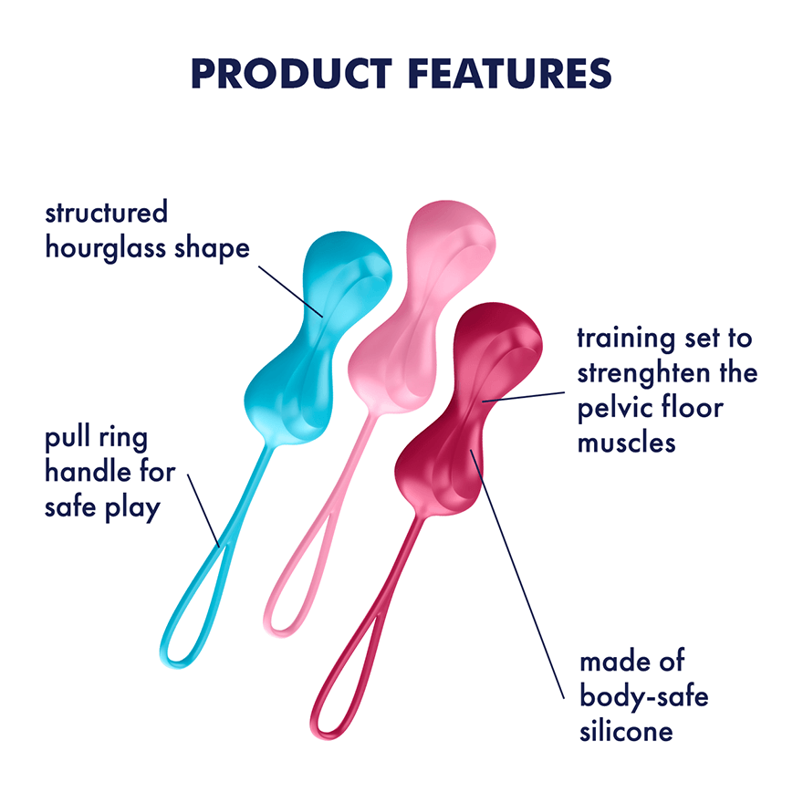 Satisfyer Power Balls – Premium Kegel Balls for Intimacy – Wild Fantasy